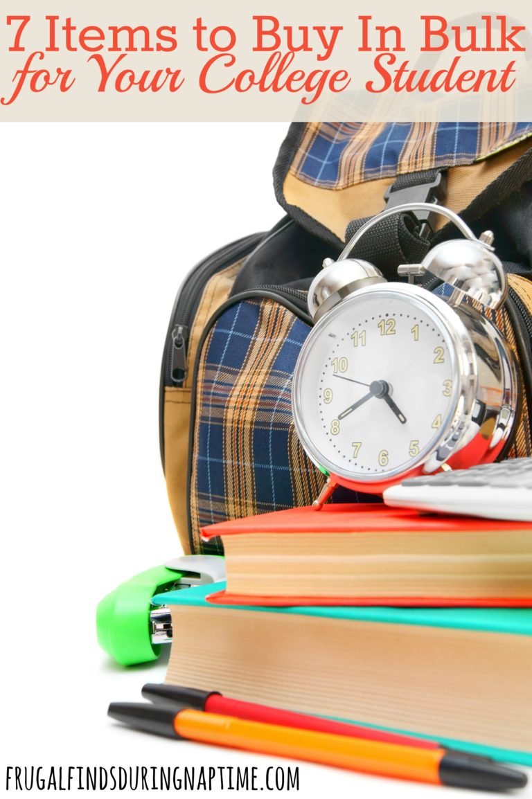 7 Items to Buy in Bulk for Your College Student - Frugal Finds During ...